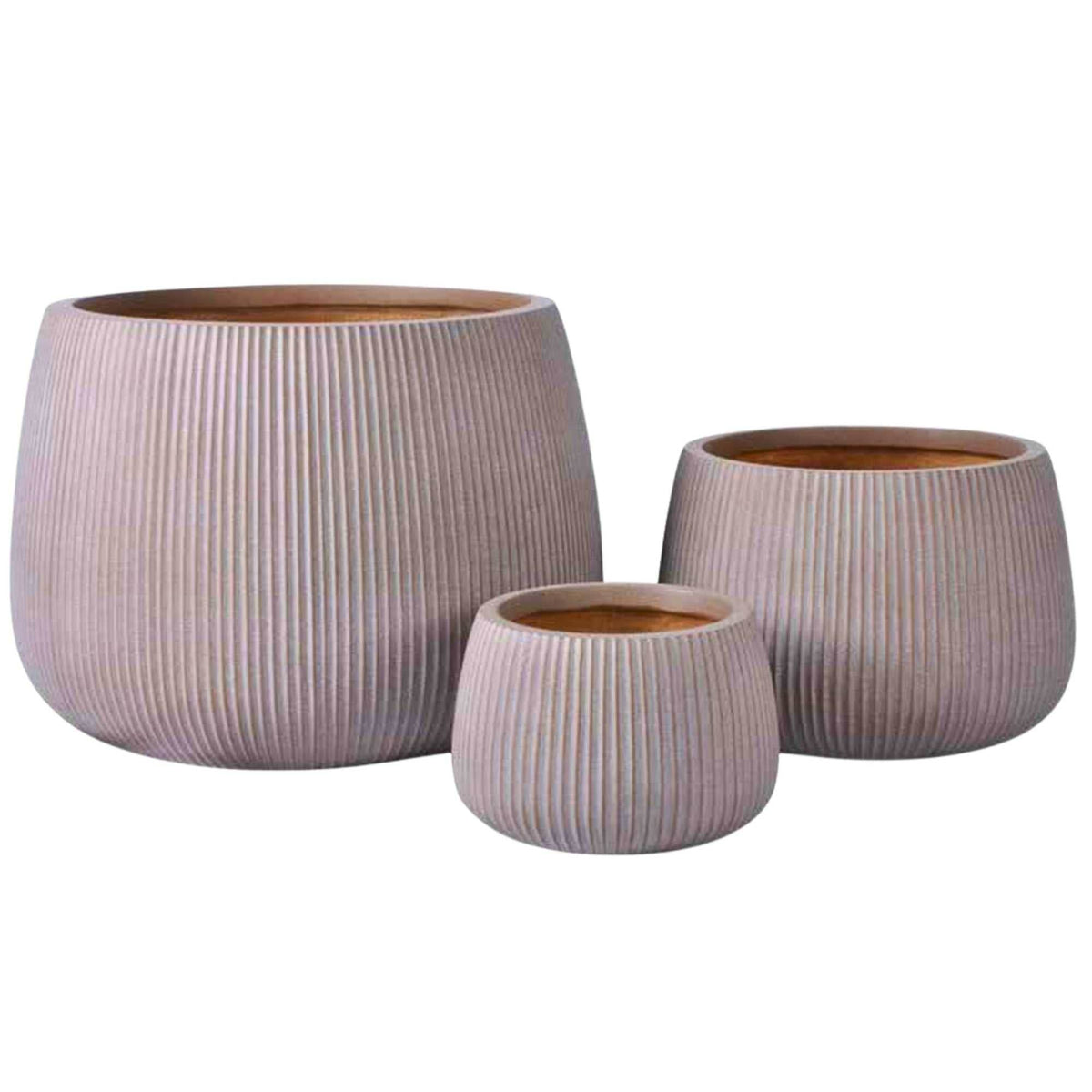 Stoneform Low Round GRC Planter – Adplants